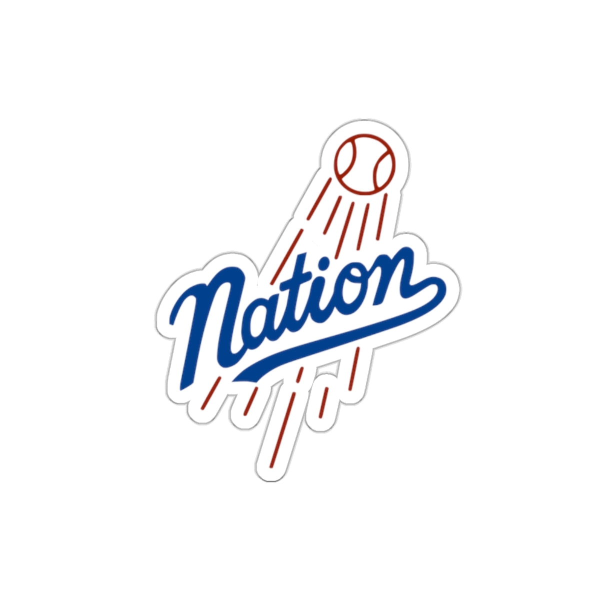 The Nation - Original Design Die Cut Sticker – Gearup Los Angeles